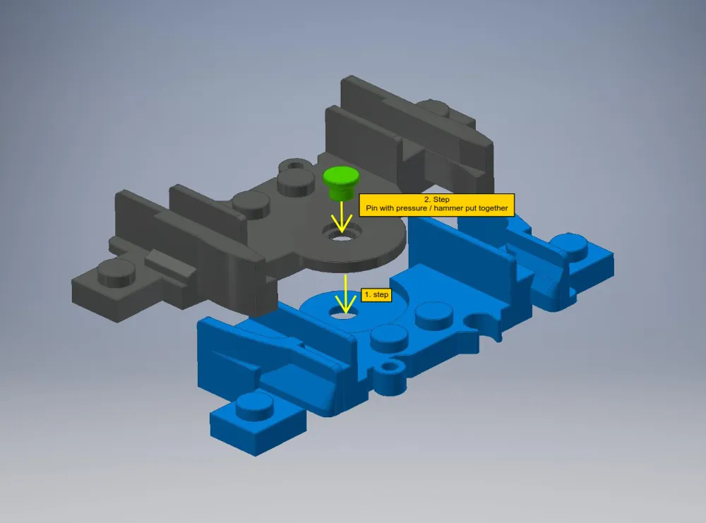Flexible Train Track Rail for Building Blocks by 3DMegoldasok - MakerWorld
