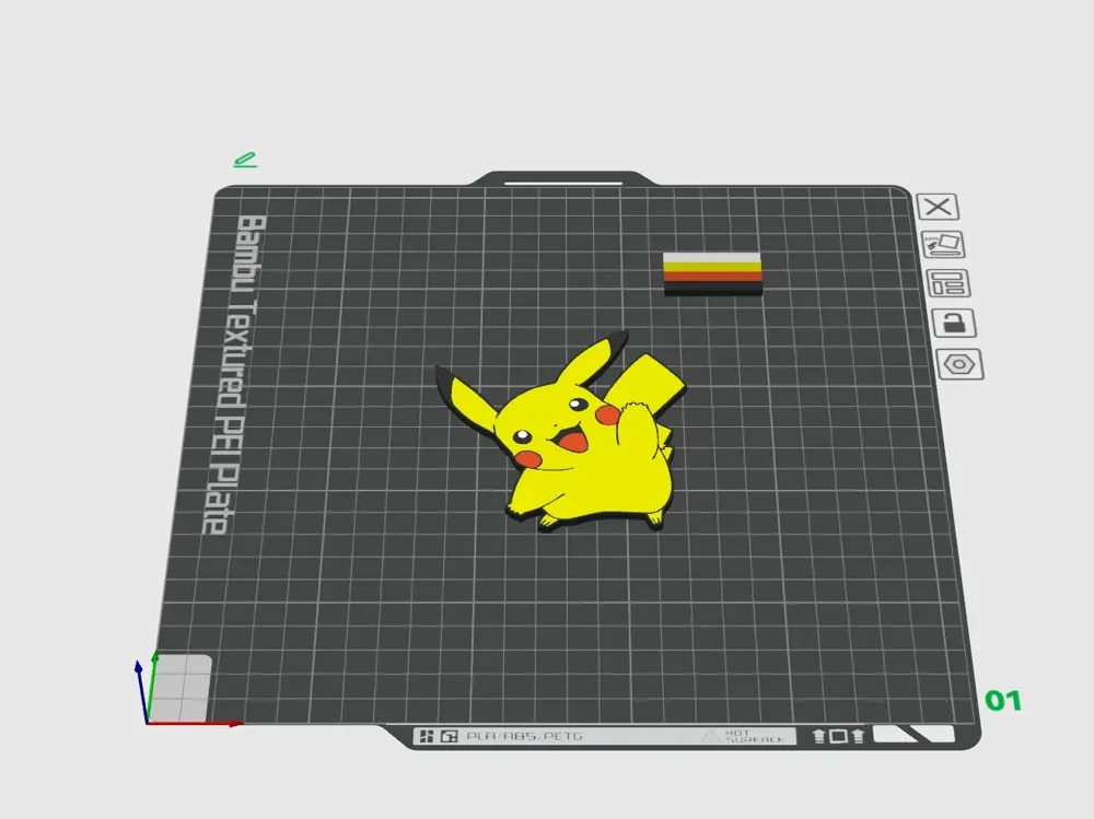 Pikachu Fridge Magnet Magnetic by animal - MakerWorld