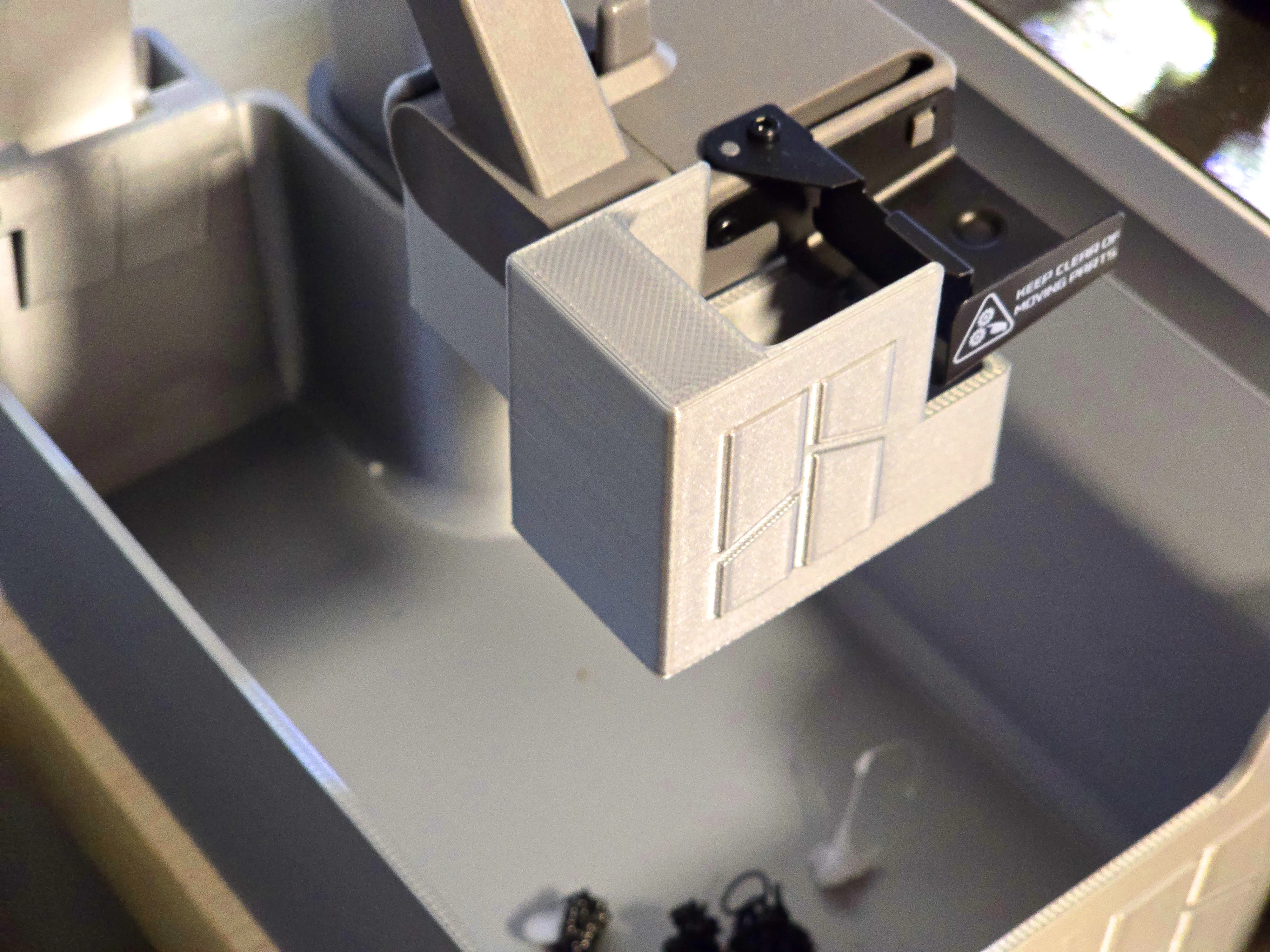 A1 Filament Poop Bin V2, Deflector, Scrapper stand by wusiu MakerWorld ...