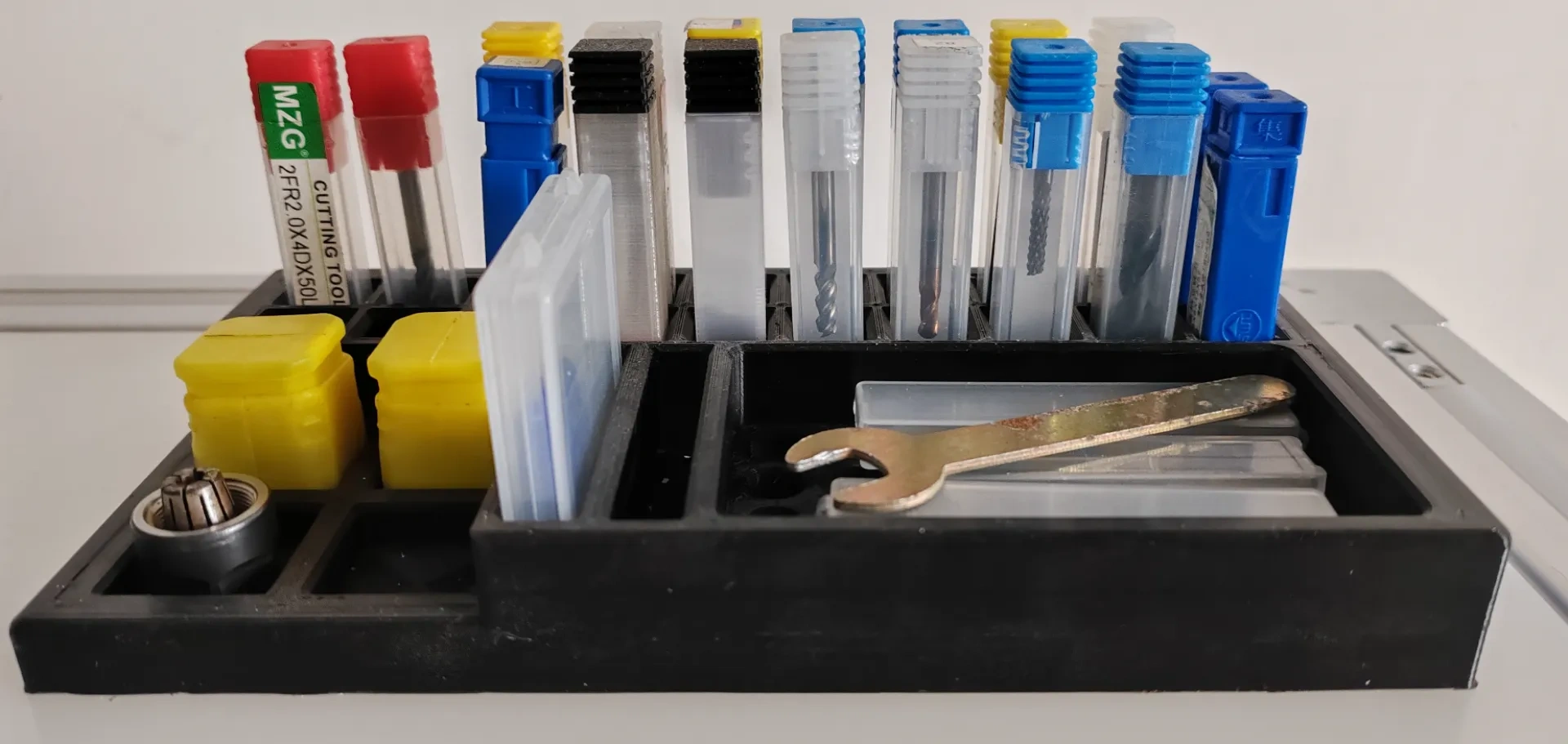 CNC Milling Cutter Storage Box by abrony - MakerWorld