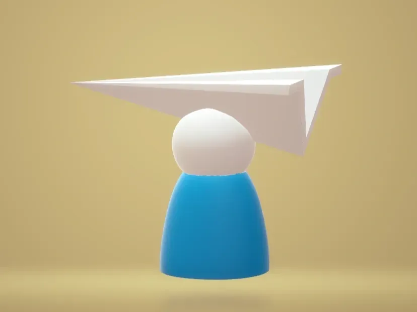 Doraemon Paper Airplane Magnetic Fridge Magnet by YUNDOU - MakerWorld