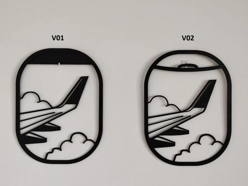 Airplane window wall art by Parzival - MakerWorld