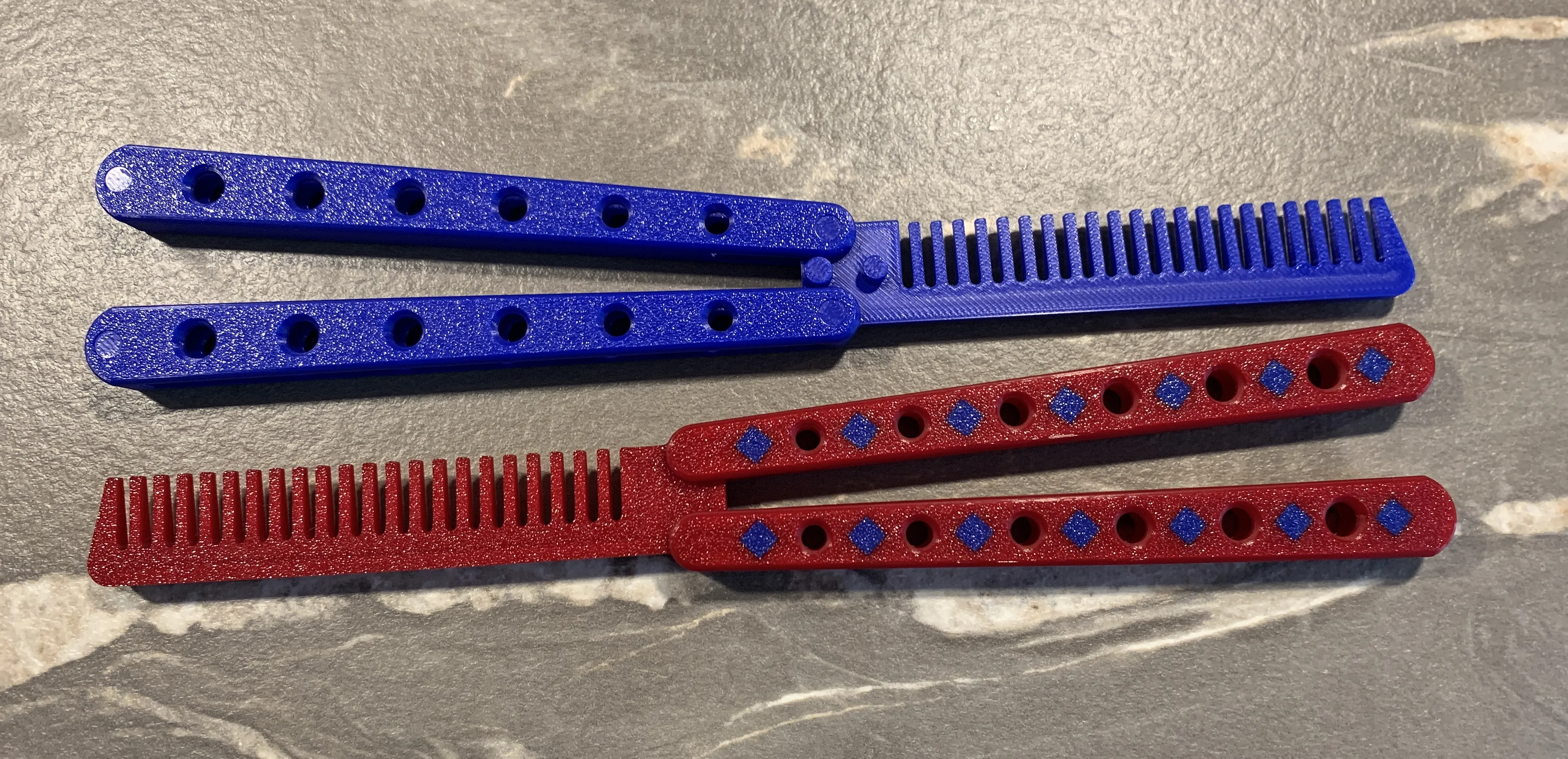Butterfly Balisong Comb - Free 3D Print Model - MakerWorld