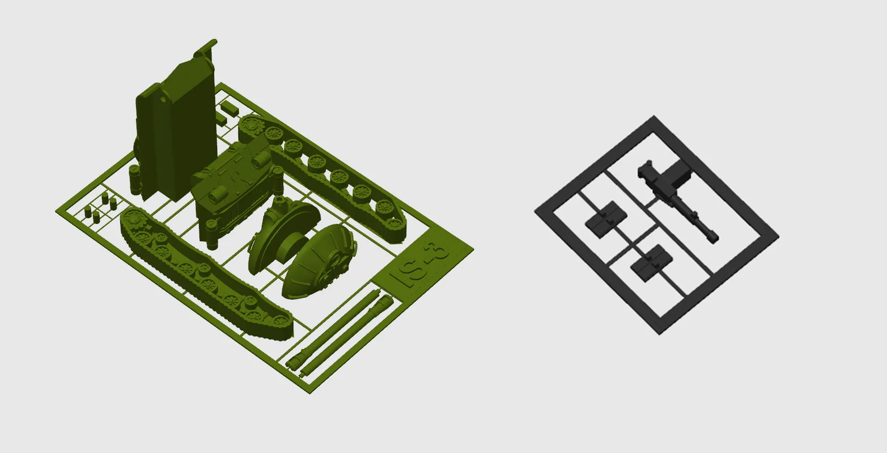 IS-3 Heavy Tank Kit Card|1/72tank| - Free 3D Print Model - MakerWorld