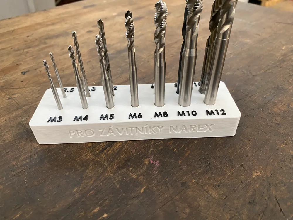 Tap and drill holder by Lexikon - MakerWorld