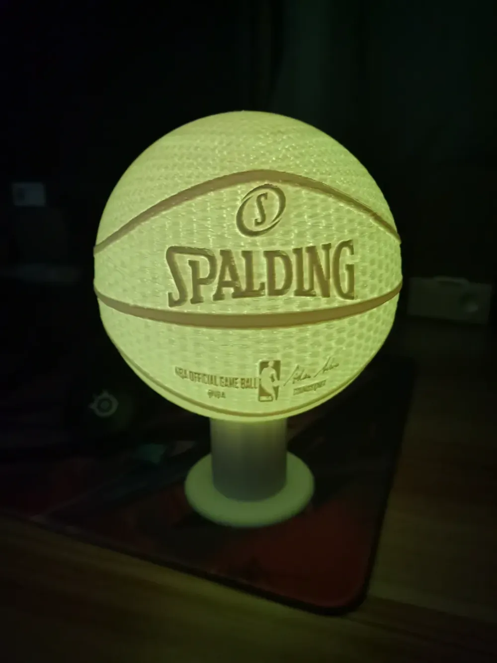 Basketball Lamp Base, 1.2h print by user_2828594743MakerWorld: Download ...