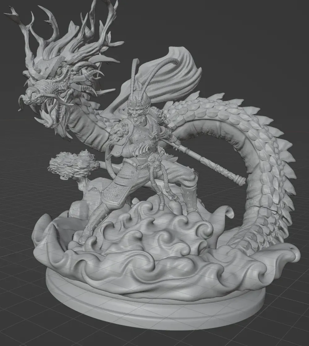 Black Myth: Wukong Monkey by user_67599042 MakerWorld: Download Free 3D ...