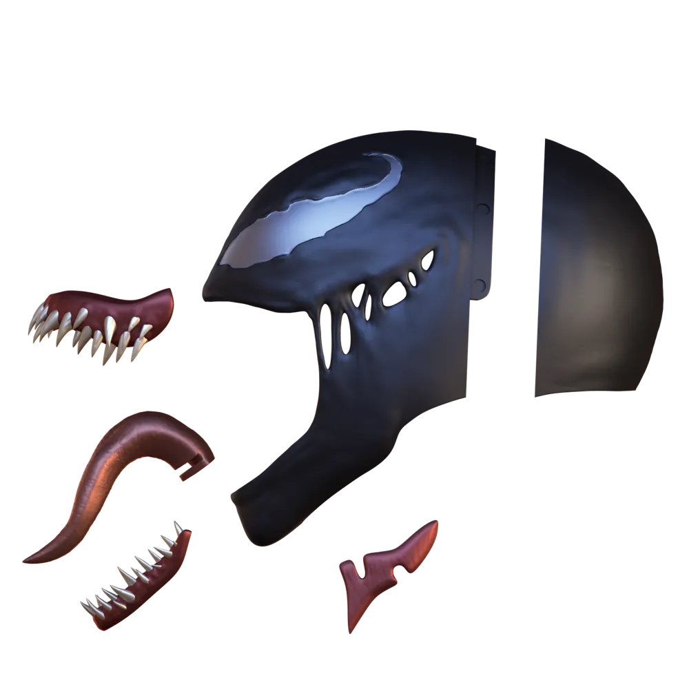 VEK3D Venom Helmet by VEK_3D - MakerWorld
