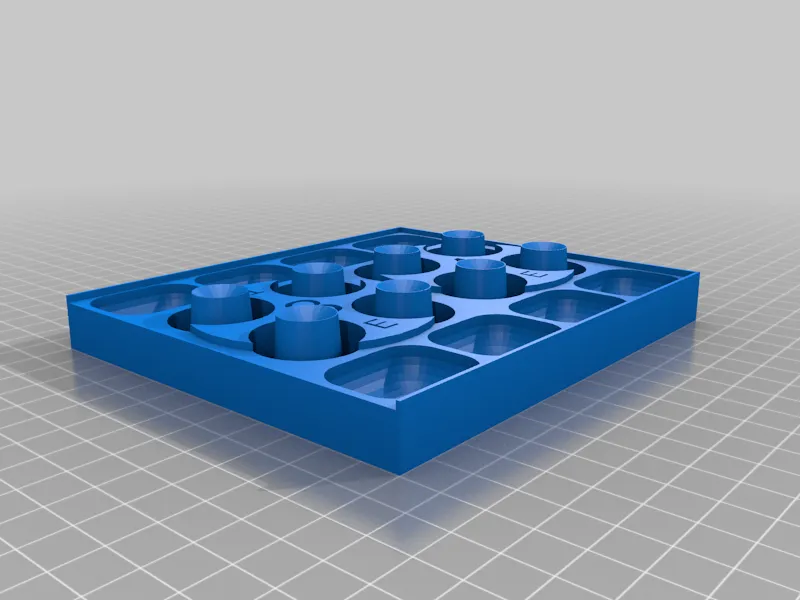 Parametric 16 Valve Engine Head Disassembly Tray by Simplify and add ...