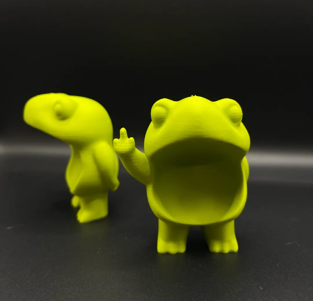 Cute Open-Mouth Finger Frog Trendy Toy Office Decoration by 云吞面 ...