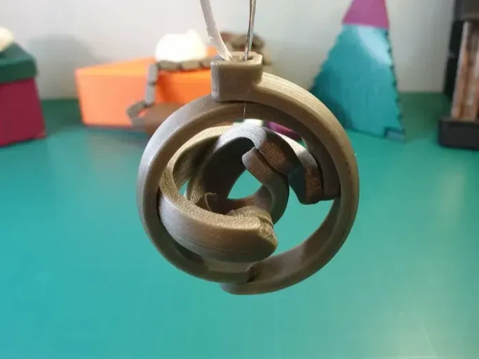 Articulated Rotating Pendant Print-in-Place No Supports by 库尔勒 - MakerWorld