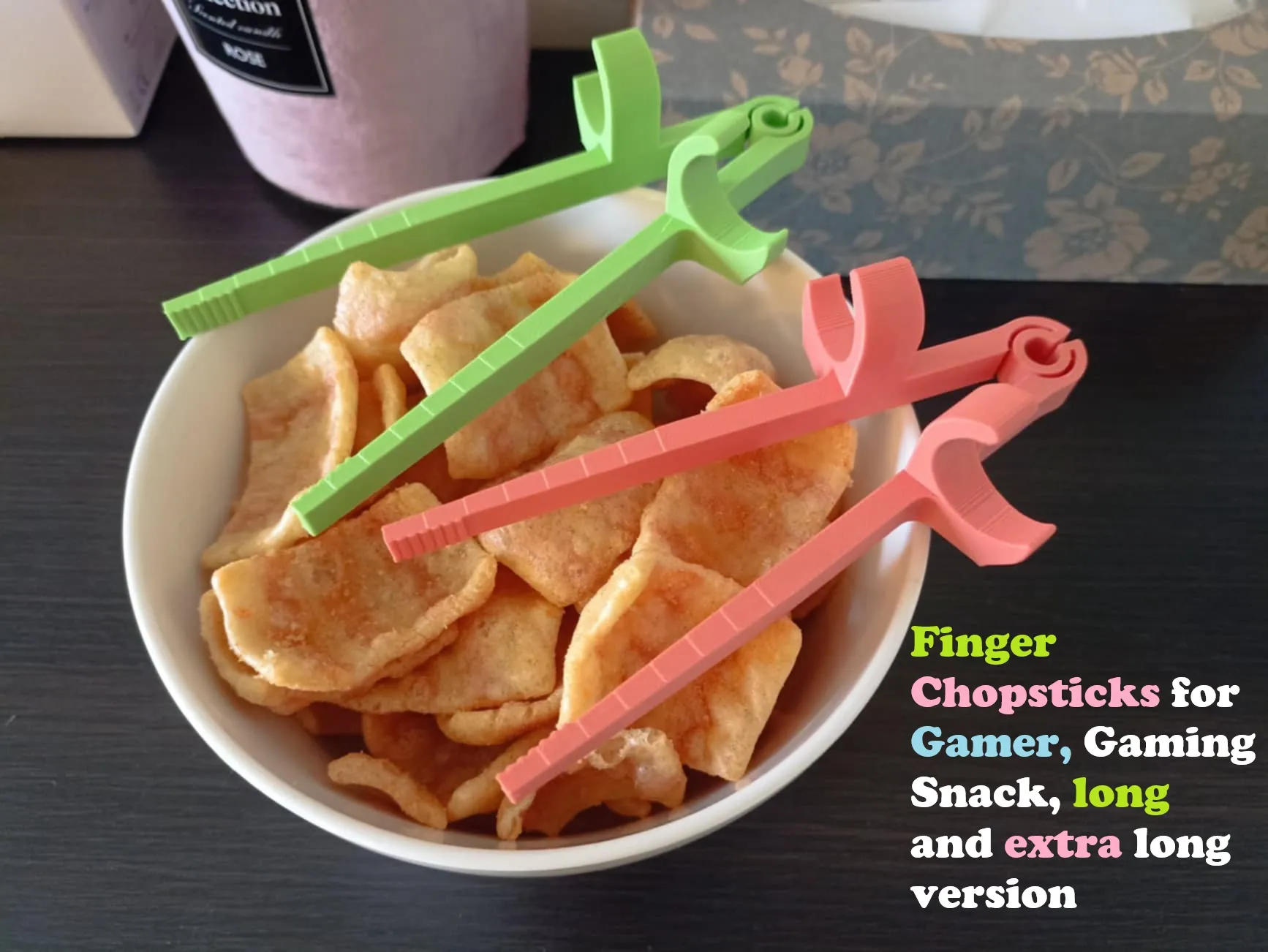 Finger Chopsticks for Gamer Gaming Snack by vajcnerd MakerWorld ...