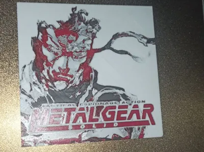 metal gear solid ps1 cover 2d art (mgs) by lacamerettadelnerd - MakerWorld