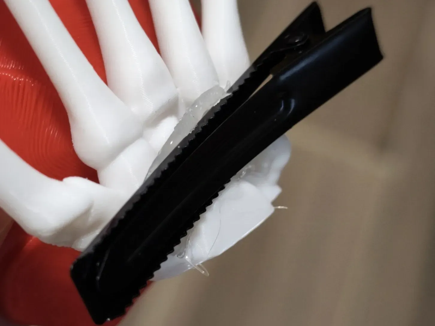 Halloween Skeleton Hand Hair Clip - Free 3D Print Model - MakerWorld