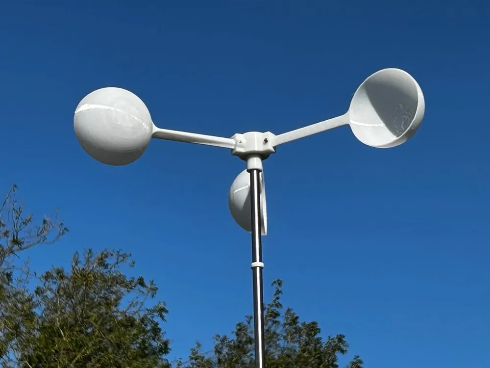 Modular Anemometer with roller scate bearing by jattie - MakerWorld