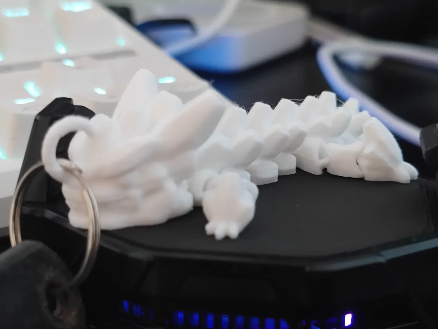 Blocky Dragon Keychain by Th3YgMan - MakerWorld