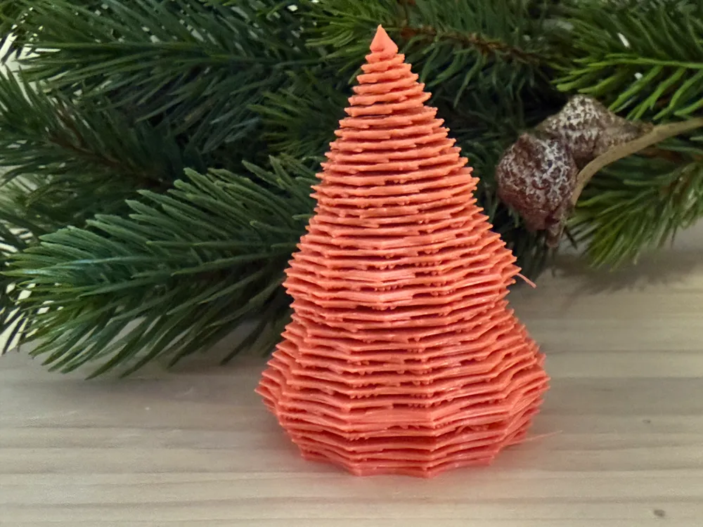 Christmas Tree Slinky Fidget by Newbie MakerWorld: Download Free 3D Models