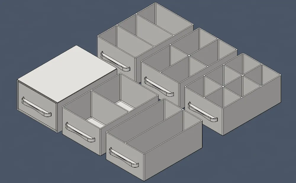 Print friendly small modular drawer system by jattie MakerWorld ...