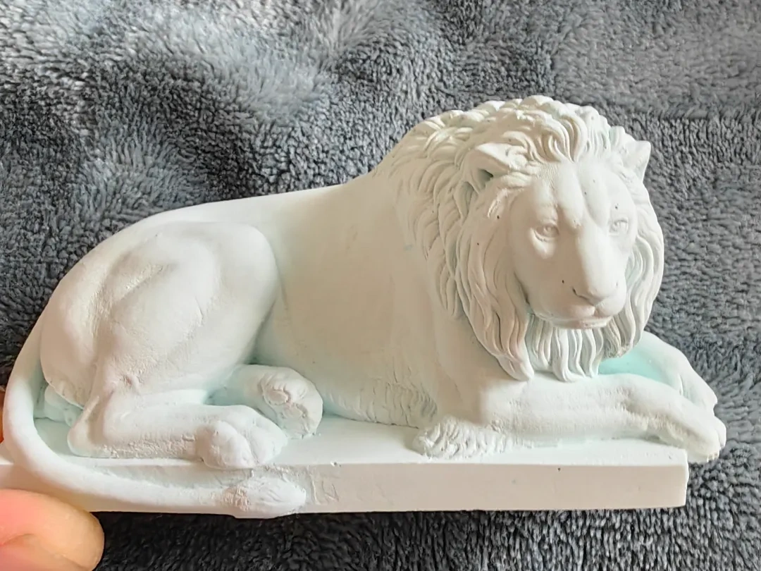 Elegant and Lazy Reclining Lion/Couching Lion Figurine by user ...