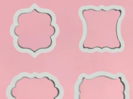 Mini Plaque Cookie Cutters by Rhonda Franklin - MakerWorld