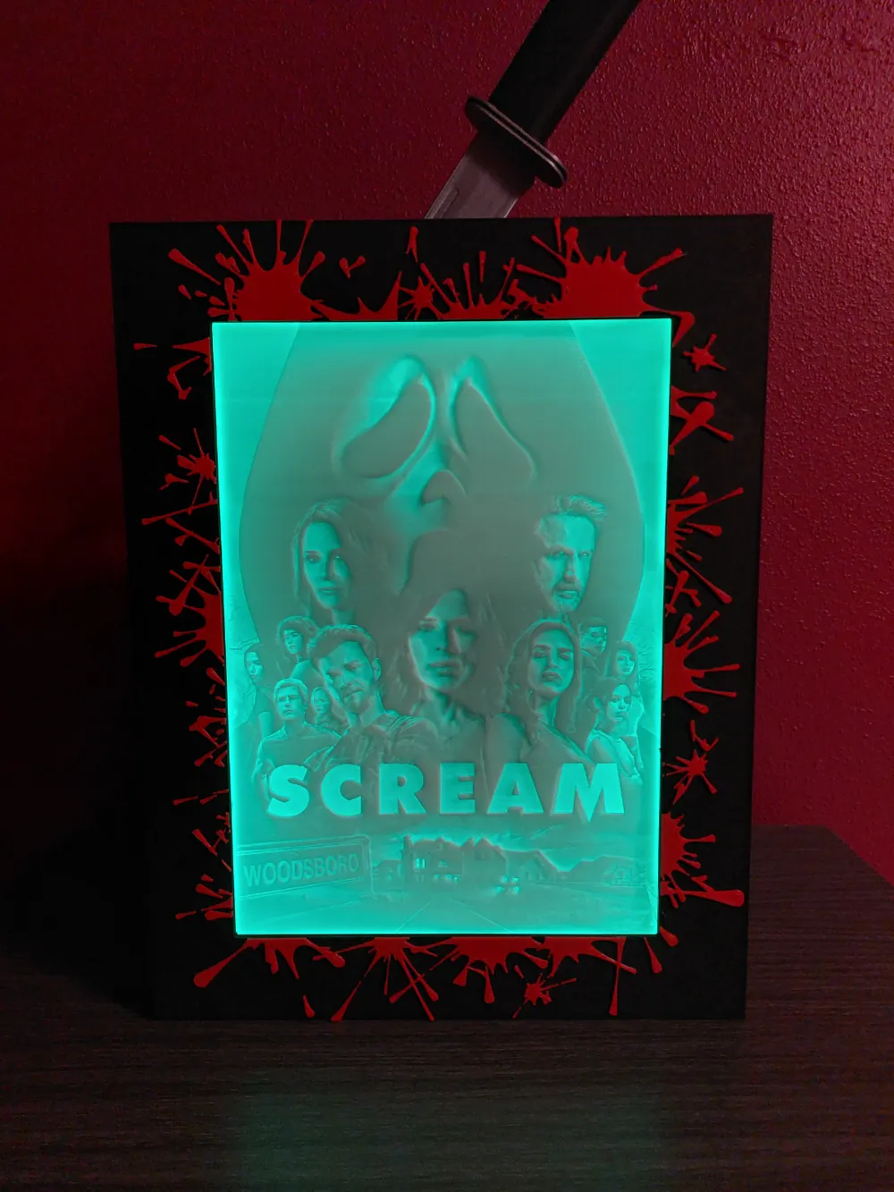 lithophane picture scream halloween by Dani3DGo MakerWorld: Download ...