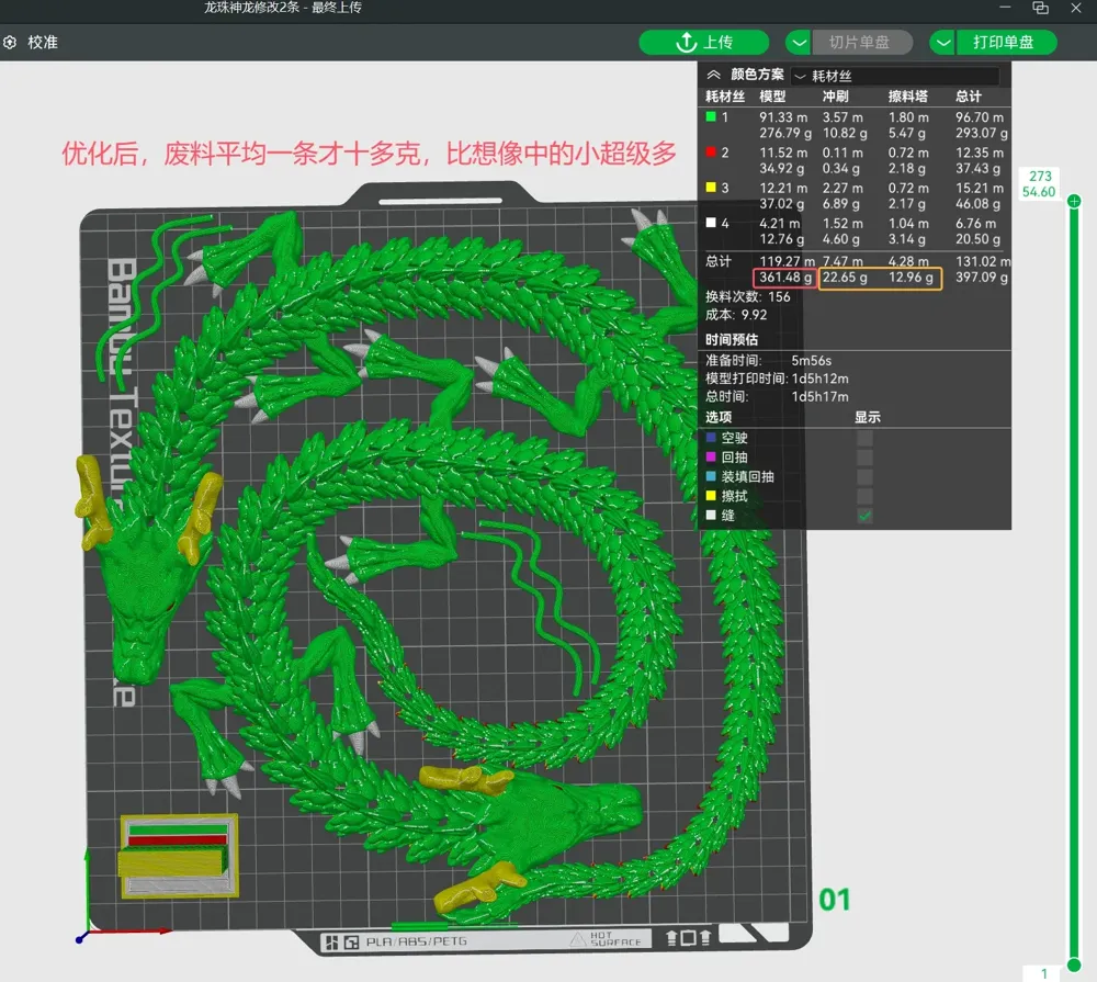 Dragon Ball Shenlong 2-piece modification Optimized layout and waste ...
