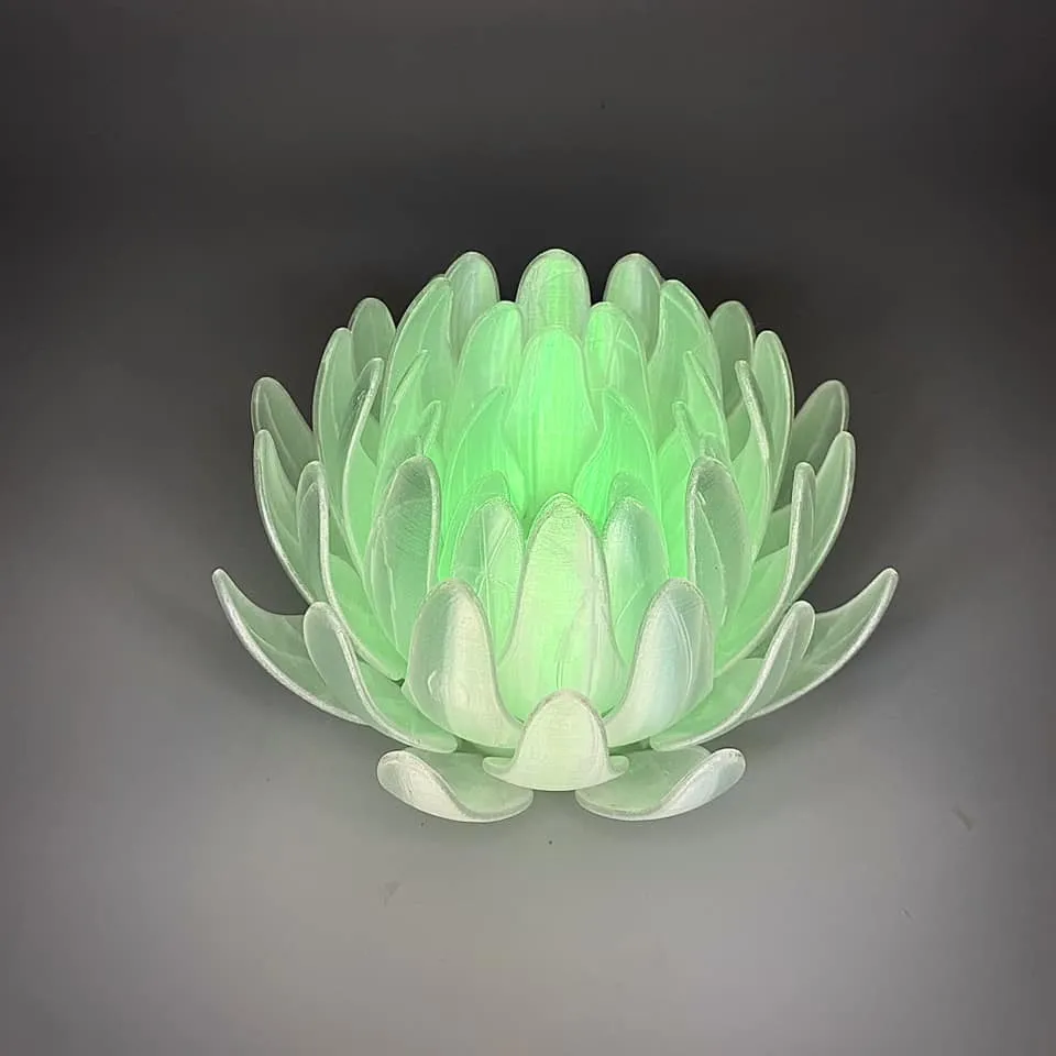 Lotus Lamp - Free 3D Print Model - MakerWorld
