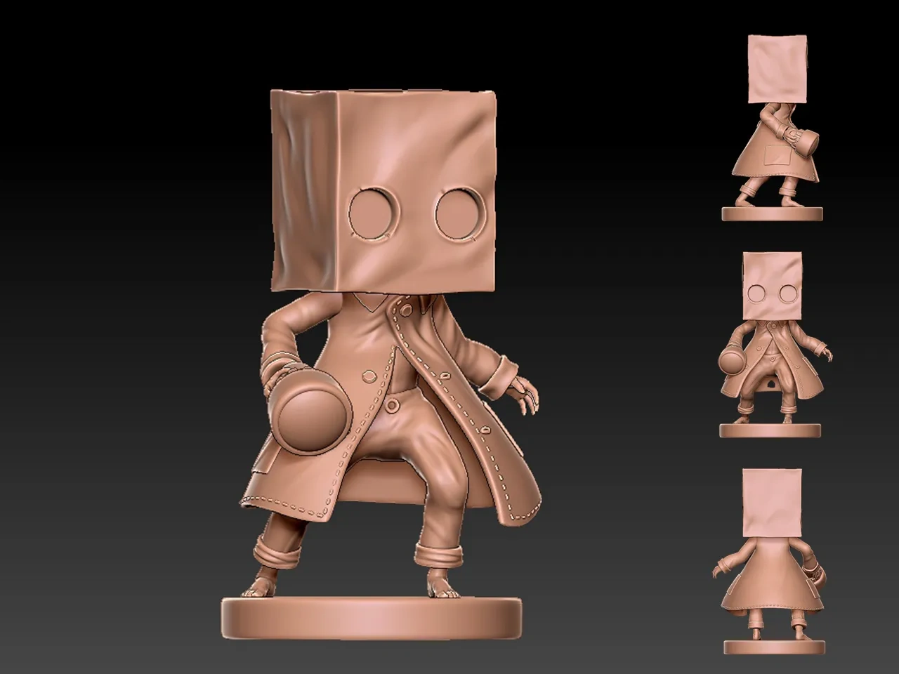 Little Nightmares - Mono by 蹦极葵花 MakerWorld: Download Free 3D Models