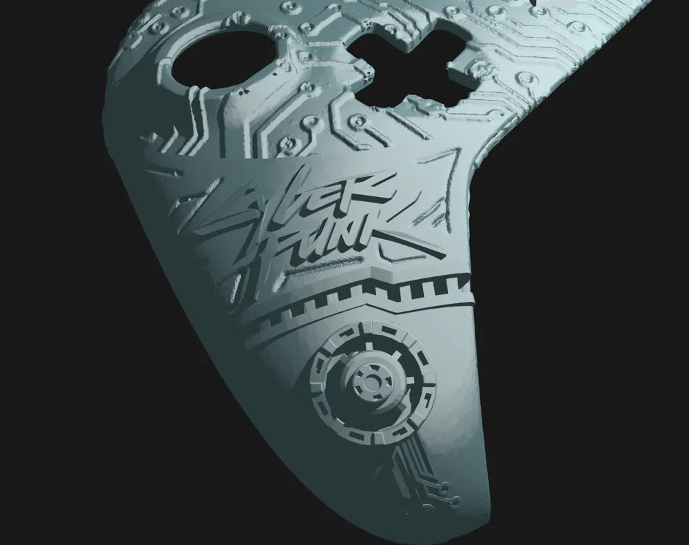 Xbox Cyber Punk - FacePlate Remixed by Opulance PrintsMakerWorld ...
