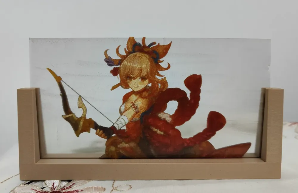 3D Printed Color Photo: Genshin Impact - Yoimiya by 3dPainter - MakerWorld