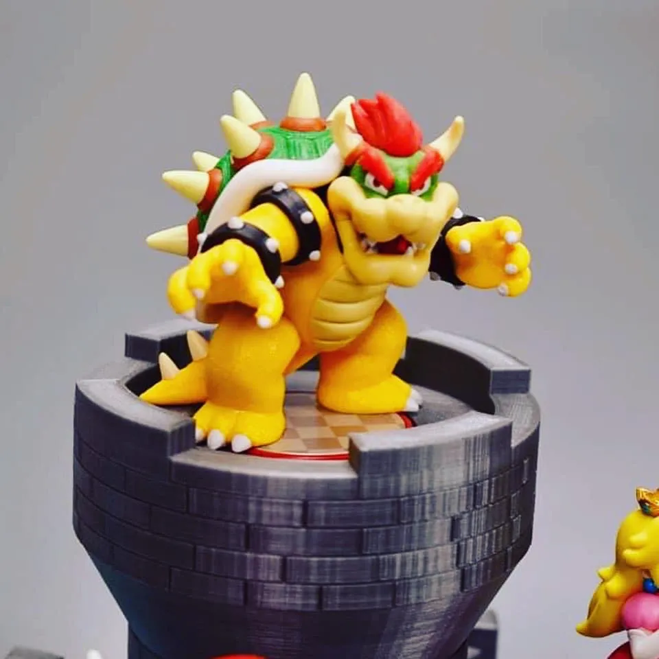 Bowser's Keep Amiibo Display Base by Chris Bobo MakerWorld: Download ...
