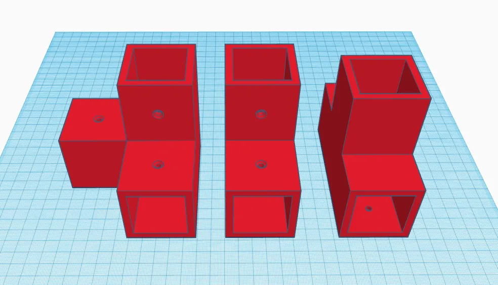 4x4 profile connector, 5mm wall by Barto - MakerWorld