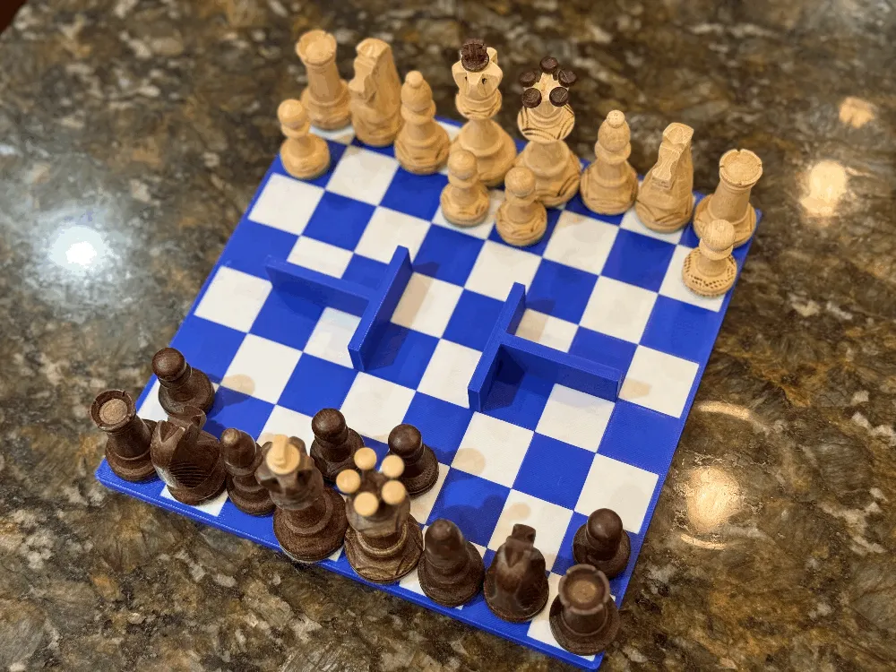 Blockade Chessboard, A New Way to Play by Moose - MakerWorld