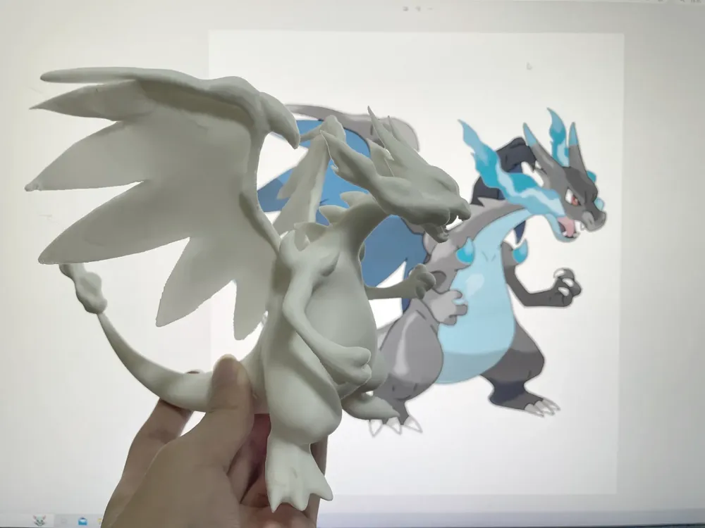 Pokemon Charizard mega x MEGA Charizard Remixed by wakuwaku MakerWorld ...