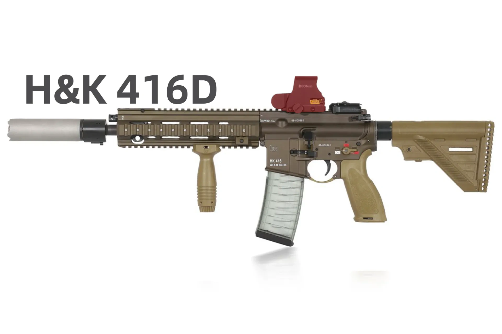 HK416D Full-Function 1:1 Shell Ejecting Automatic Rifle by RH - MakerWorld