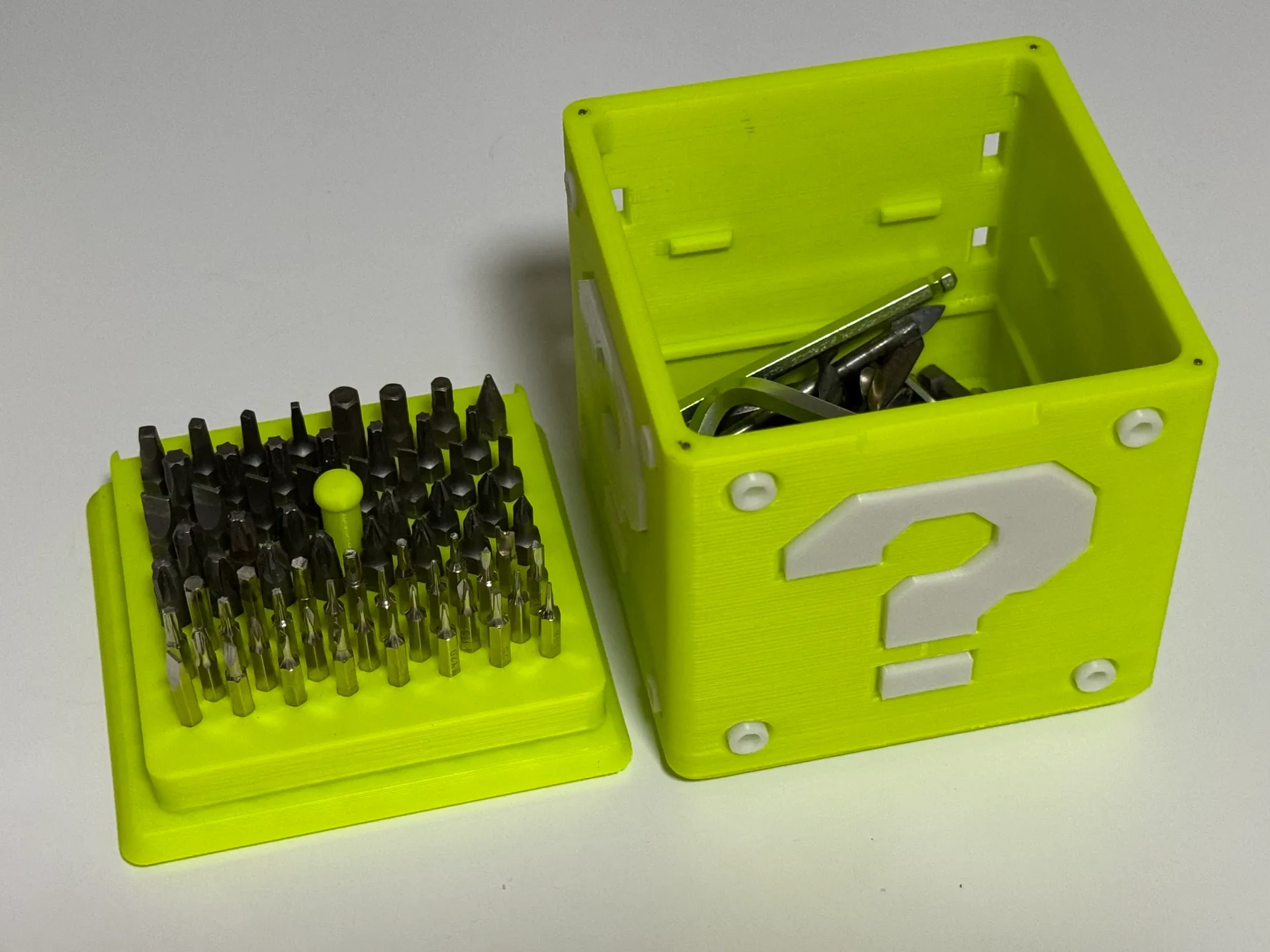 Mario Toolbox Storage Box (Can be used on IKEA Pegboards) by Hussein ...