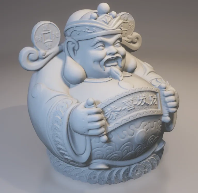 God of Wealth Figurine by user_838159798 MakerWorld: Download Free 3D ...