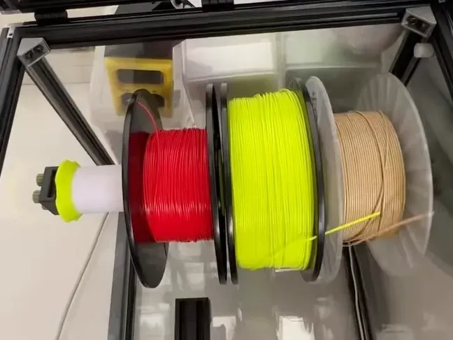 2020 Aluminum Profile 3D Printed Filament Rack (holds 4 spools) by ...