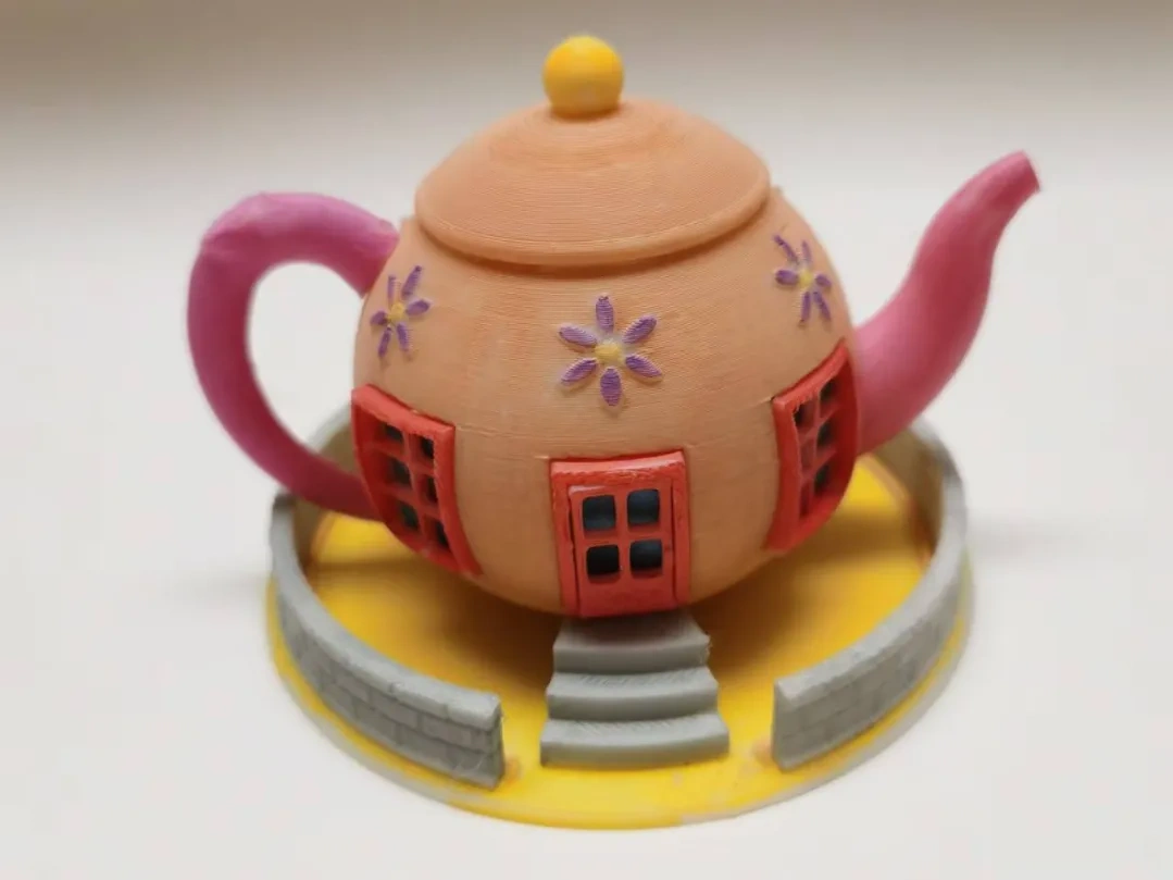 Cute Modular Teapot House by Nut - MakerWorld