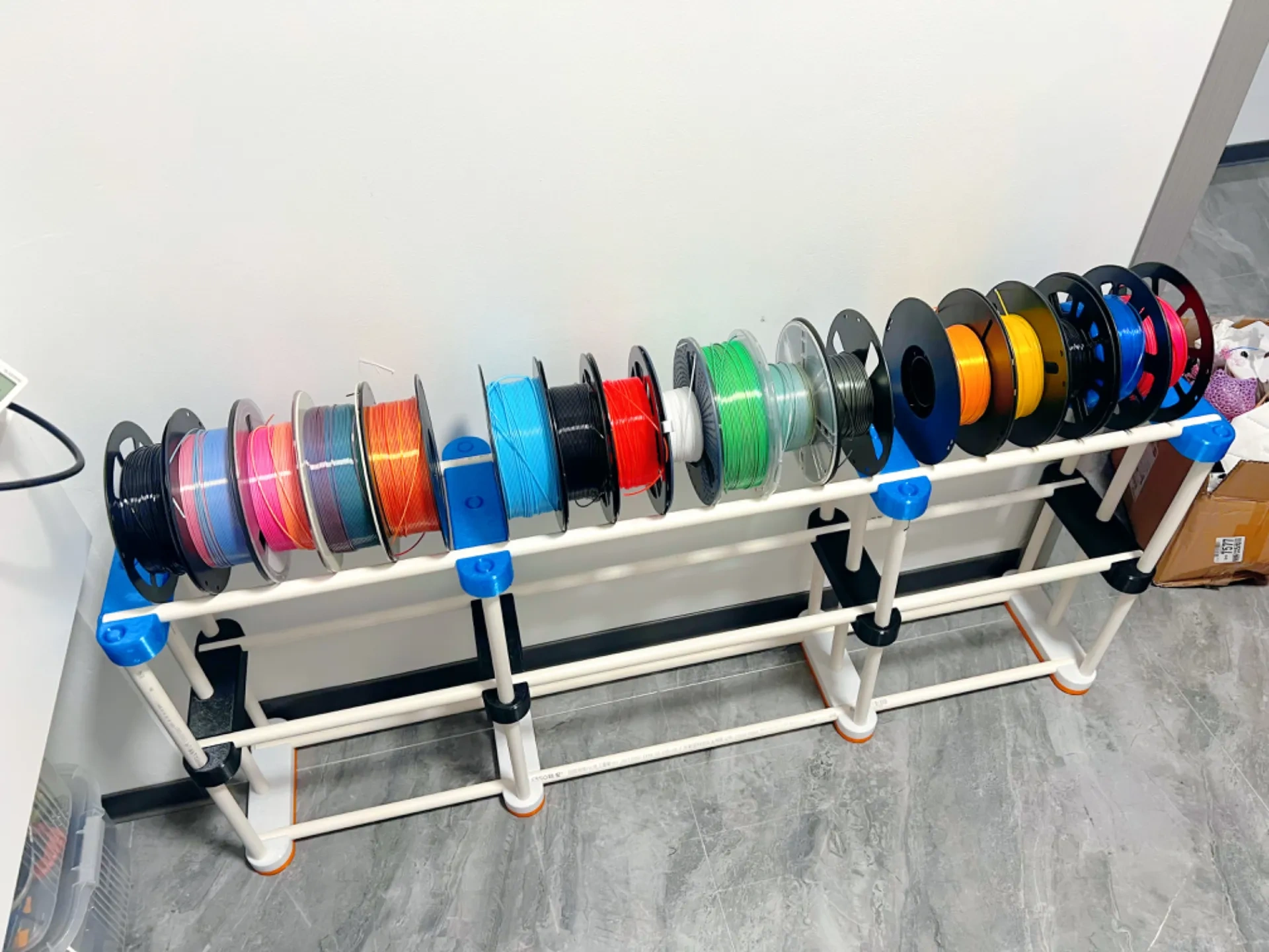 Practical Filament Storage Rack by 关灯DIY - MakerWorld