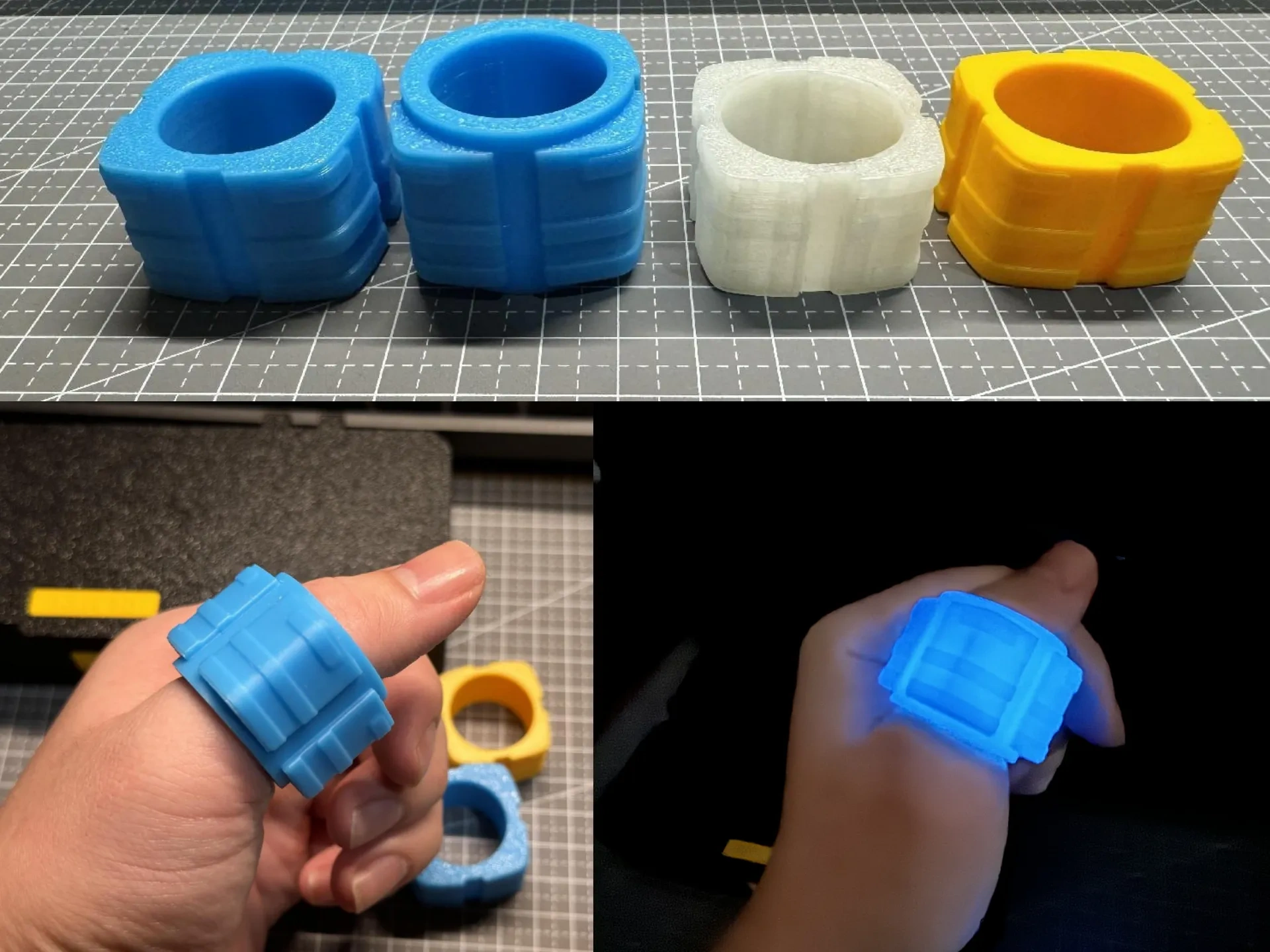 Liangzhu Culture - Simple Jade Cong Finger Ring by Kass 3D Lab - MakerWorld