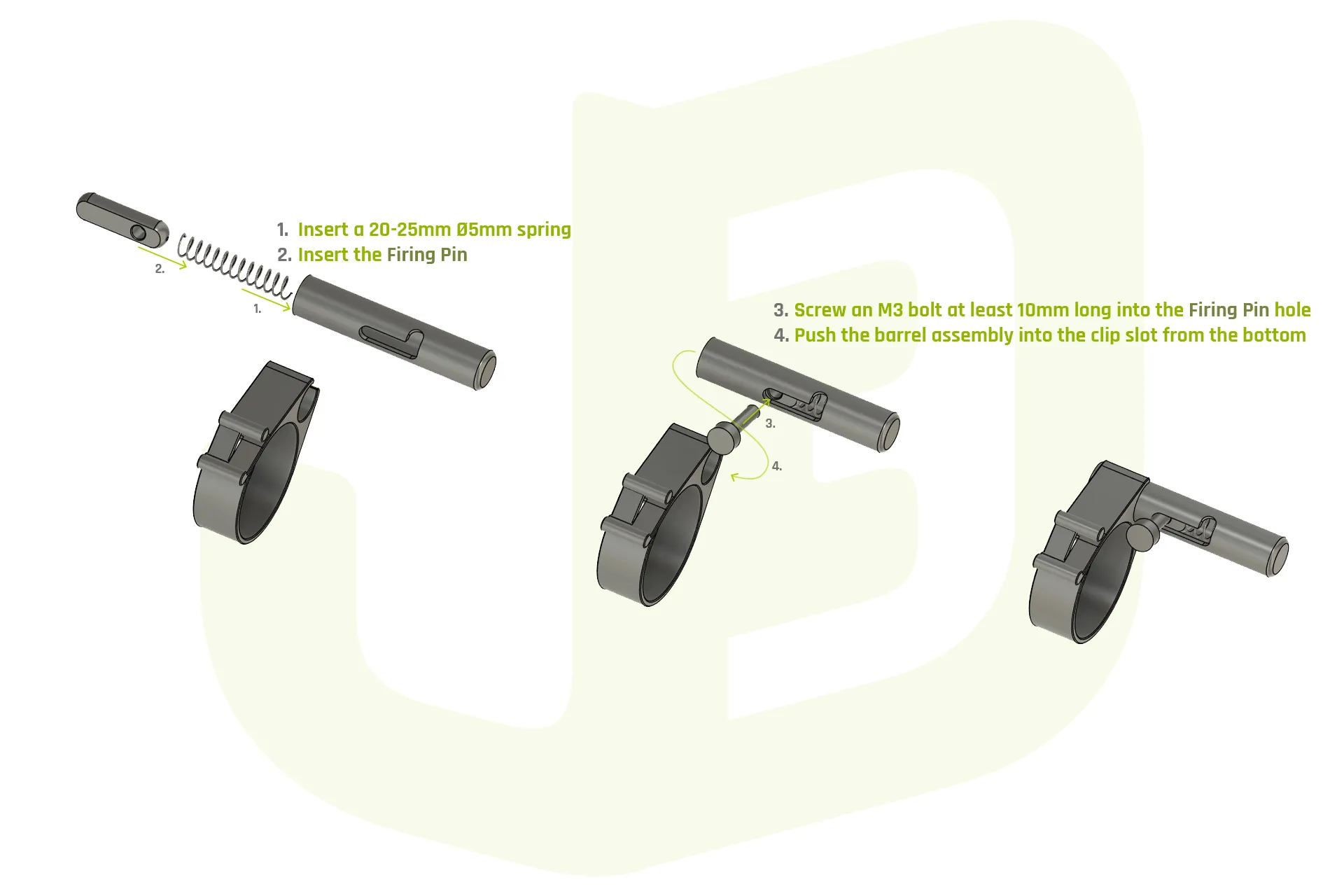 Finger Gun — BB Blaster Toy Ring by Jaatinen3D MakerWorld: Download ...