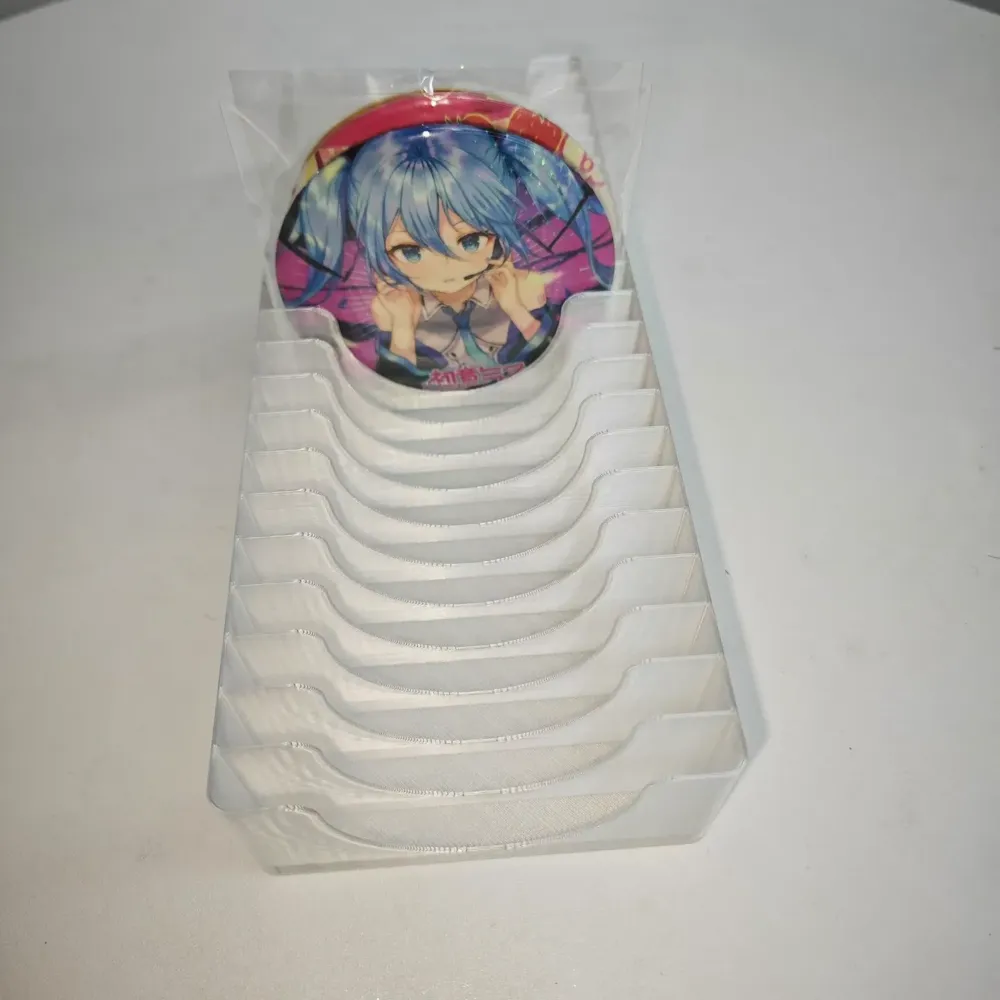 75mm Badge Storage Box, Pin Storage Box, Enamel Pin Storage Box by 吧唧熊 ...