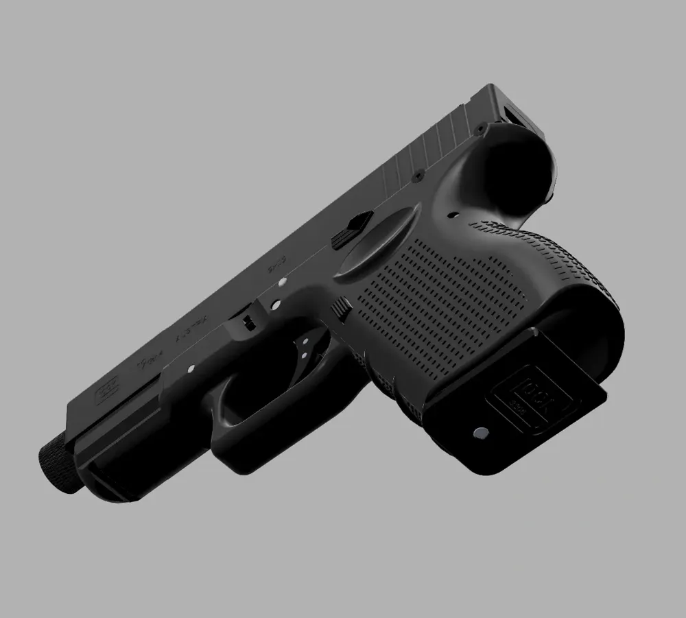 Glock 19 Gen 4 Full-Function 1:1 Shell Ejecting Toy Pistol by RH ...