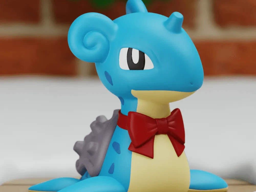 Pokemon Lapras Big Head Q Version Remixed by fishingcat - MakerWorld