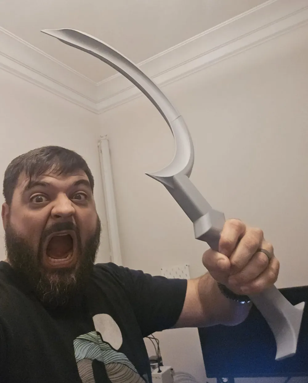 Dimitrescu Sickle simple cad by RM Engineering MakerWorld: Download Free 3D Models