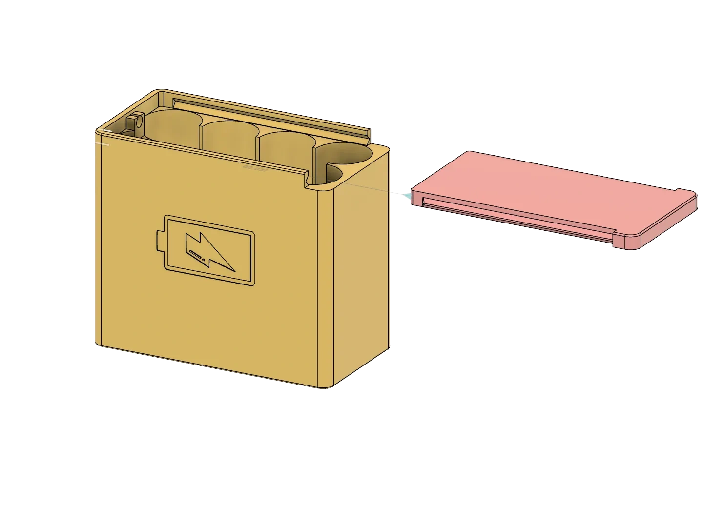 AA Battery Magnetic Storage Box by user_921846568 - MakerWorld