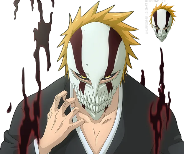 Ichigo hollow mask (Bleach) Ichigo Kurosaki Hollowfication by LCFigure ...