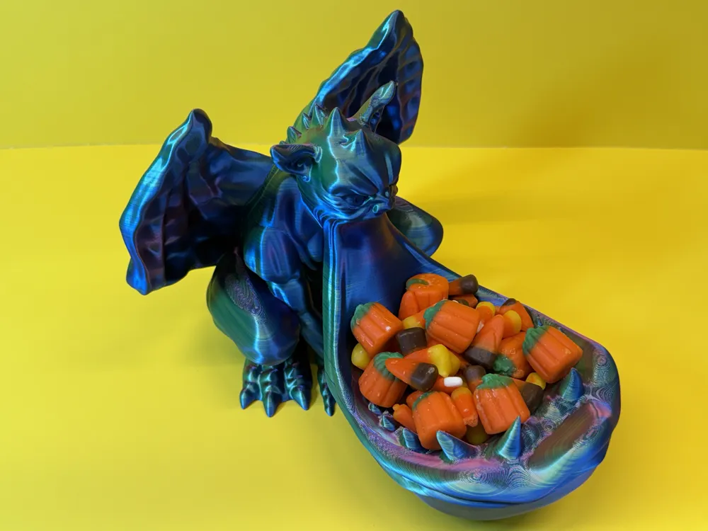Gargoyle Candy Dish by All Things STL MakerWorld: Download Free 3D Models