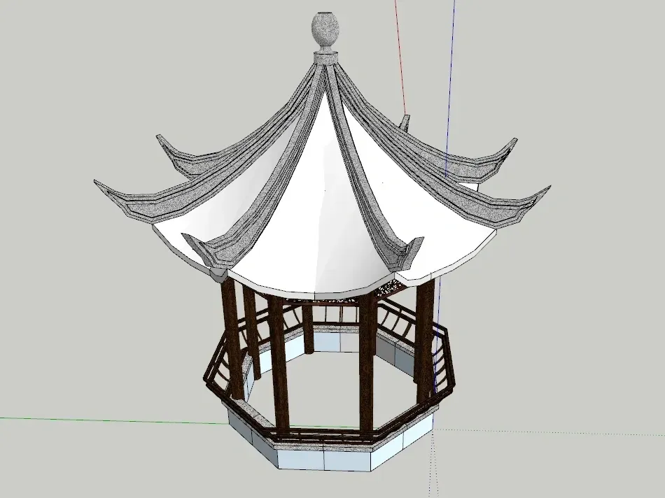 Octagonal Pavilion Model by funBIM - MakerWorld